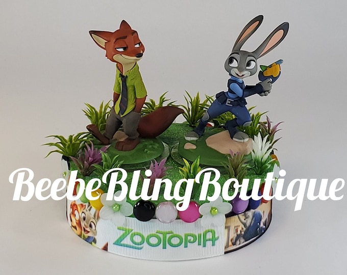 Disney Zootopia Cake Topper. Zootopia Centerpiece Decoration. A Great ...