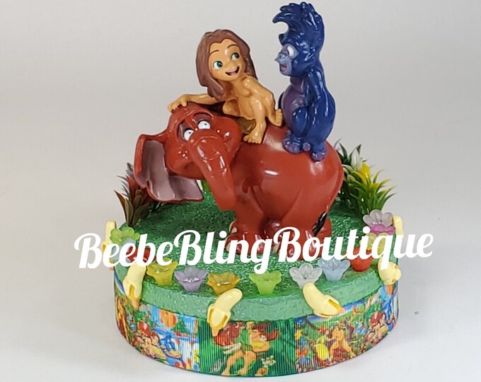 Disney Tarzan Cake Topper. Tarzan, Terk, and Tantor Centerpiece ...