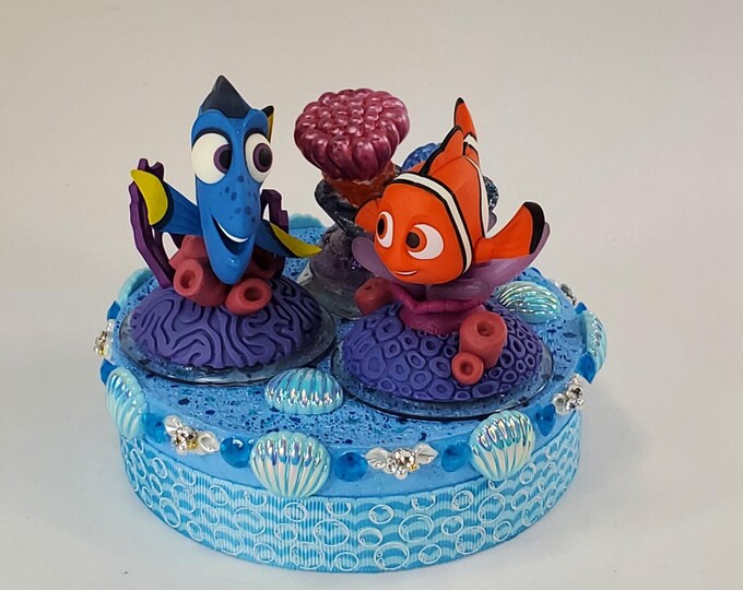 Disney Finding Nemo and Dory Cake Topper. Nemo and Dory Centerpiece ...