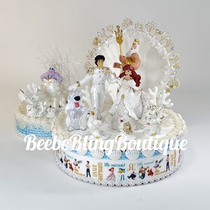 Disney the Little Mermaid Wedding Cake Topper. Little Mermaid and ...