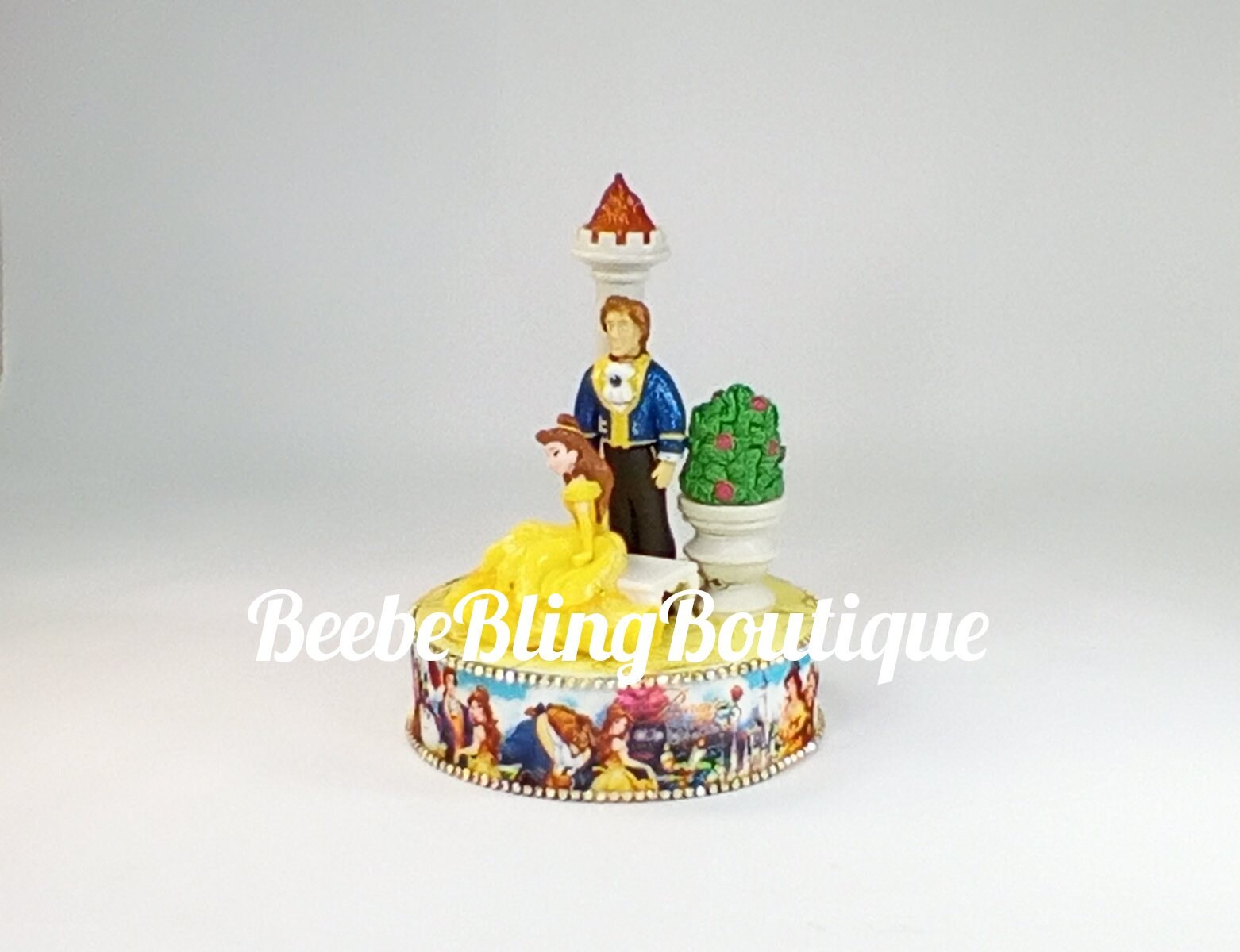 Disney Belle and Adam Cake Topper. Beauty and the Beast - Etsy