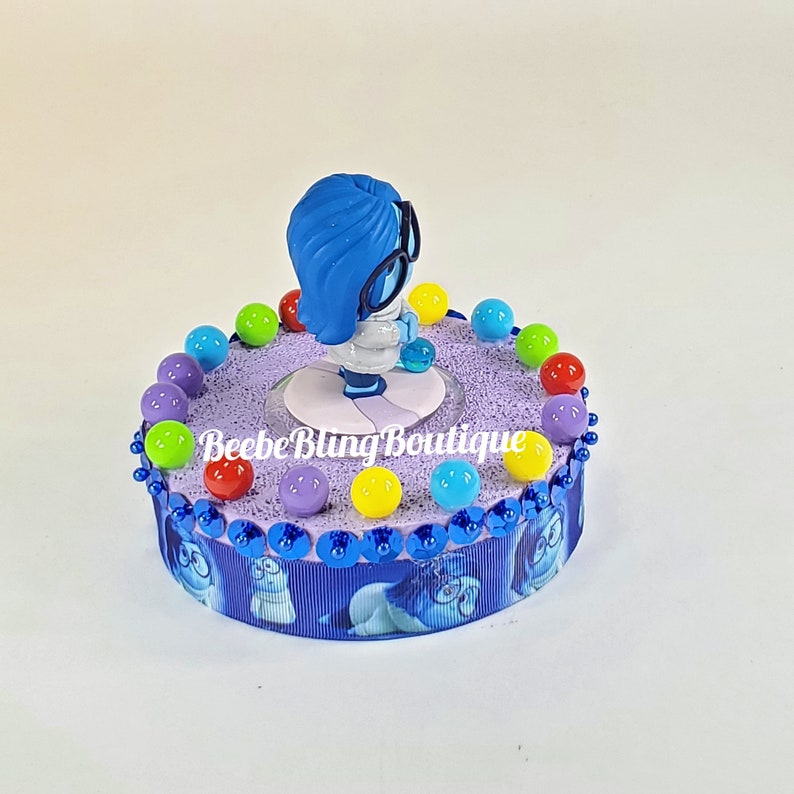 Disney Sadness Cake Topper. Inside Out Centerpiece Decoration. - Etsy
