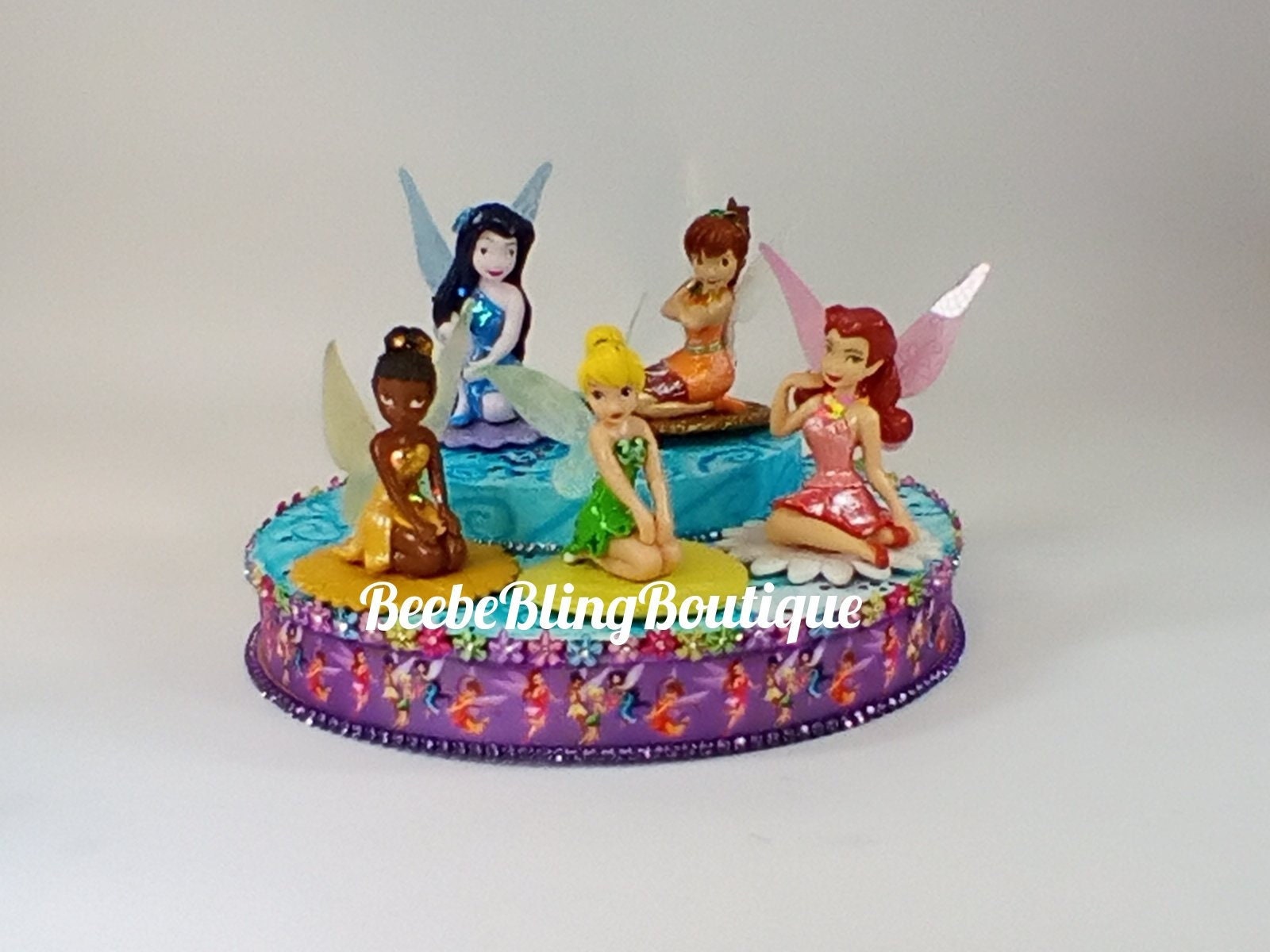 Tinkerbell And Periwinkle Cake Toppers