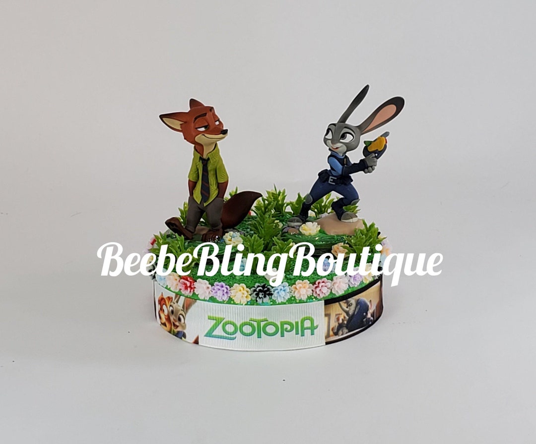 Disney Zootopia Cake Topper. Zootopia Centerpiece Decoration. A Great ...