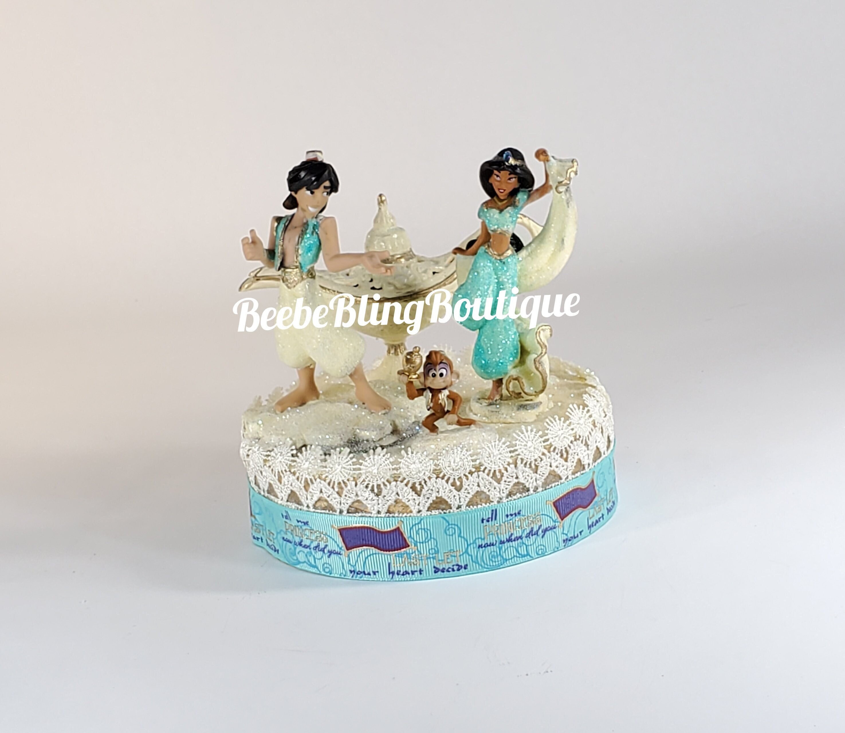 Aladdin And Jasmine Wedding Cake Topper