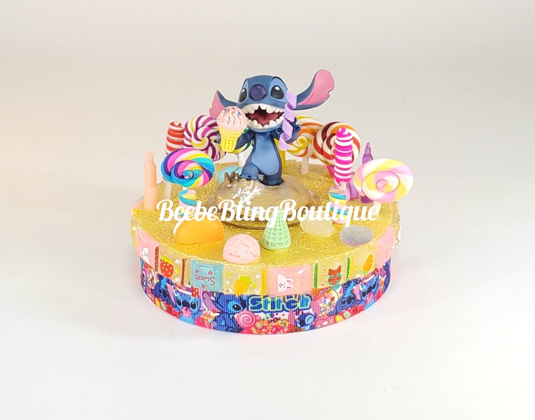 Disney Stitch Cake Topper. Lilo and Stitch Centerpiece Decoration. A ...