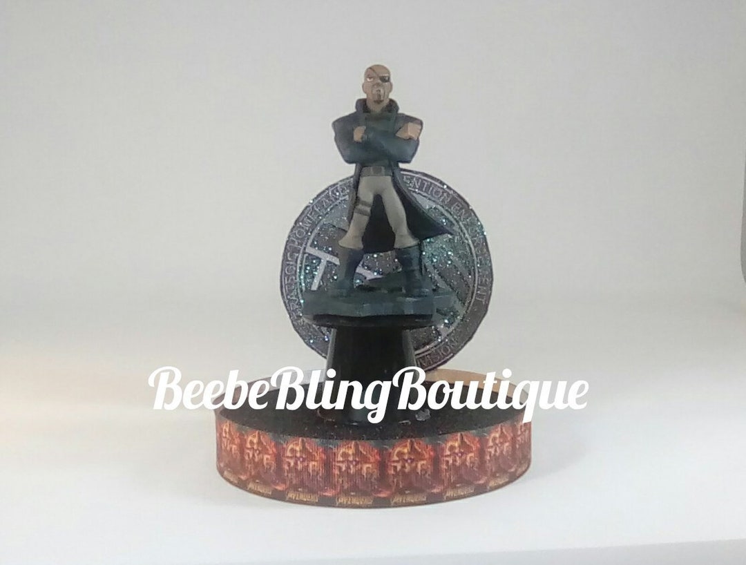 Disney Nick Furry Cake Topper. Agents of Shield Centerpiece - Etsy