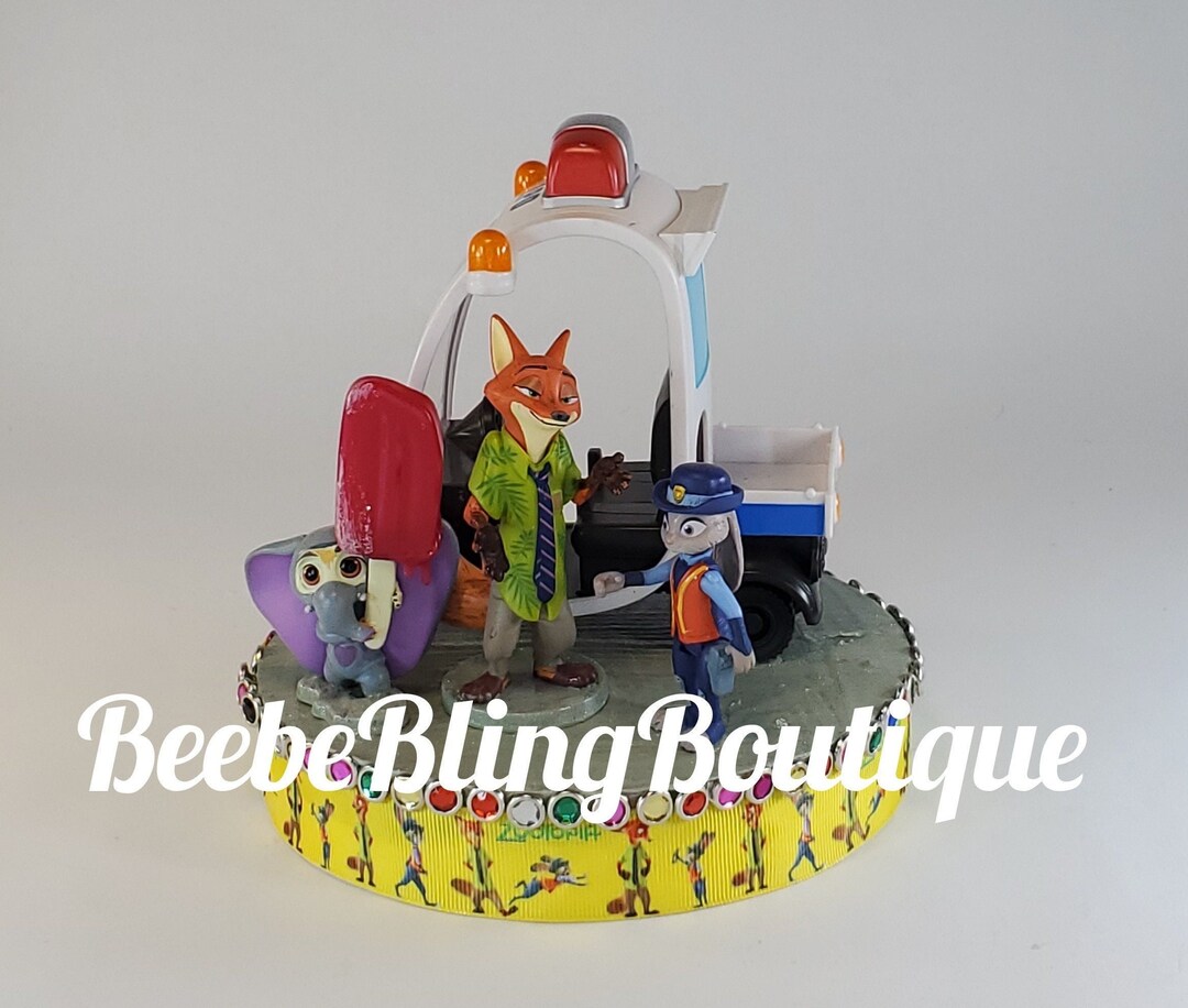 Disney Zootopia Cake Topper. Zootopia Centerpiece Decoration. A Great ...
