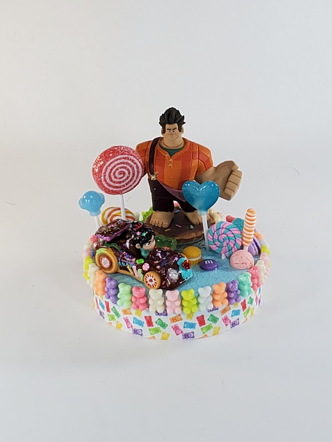 Disney Wreck It Ralph Cake Topper. Vanellope and Ralph Centerpiece ...