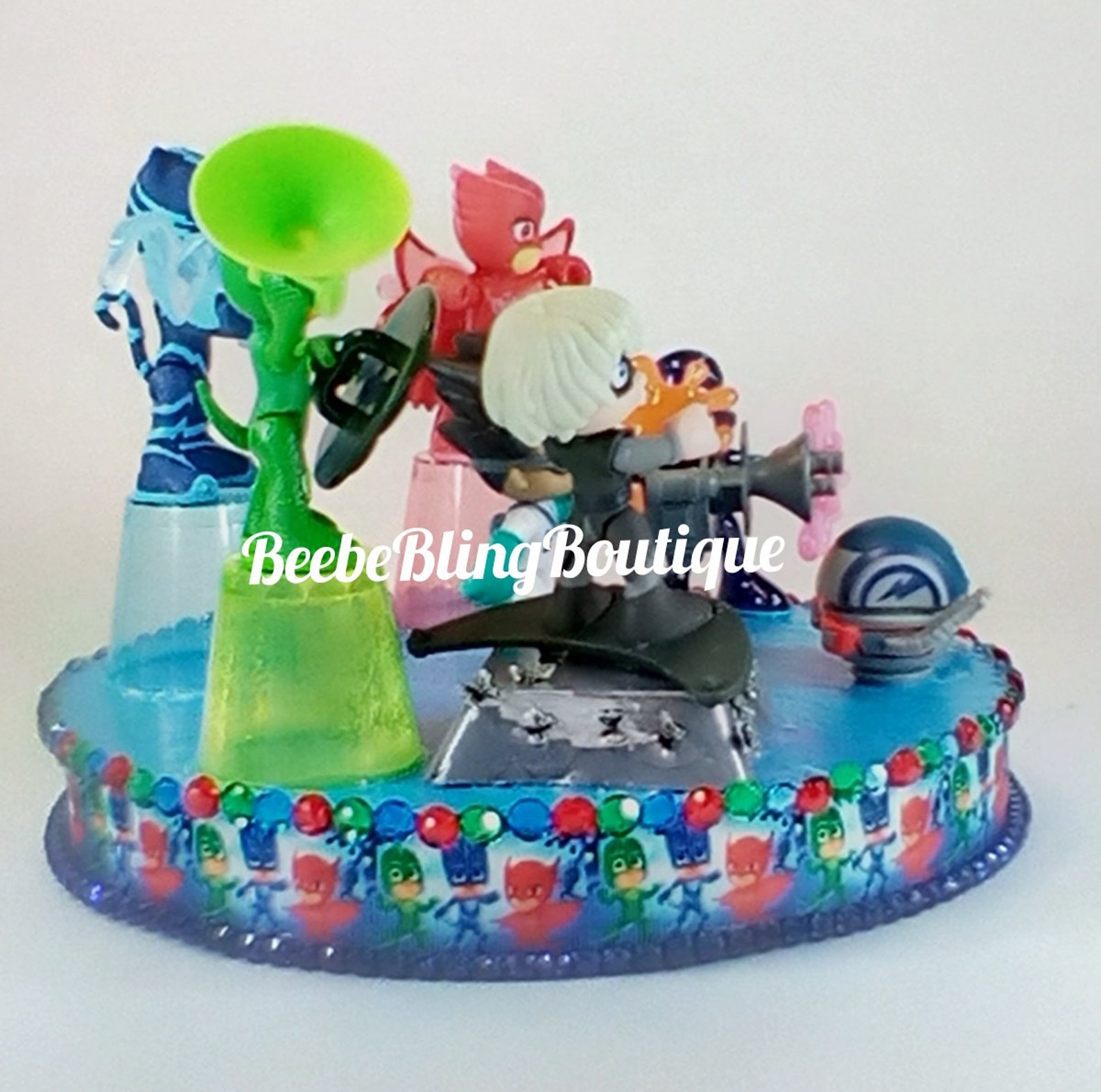 Disney PJ Mask Cake Topper. Catboy Gecko Owlette Luna Girl - Etsy