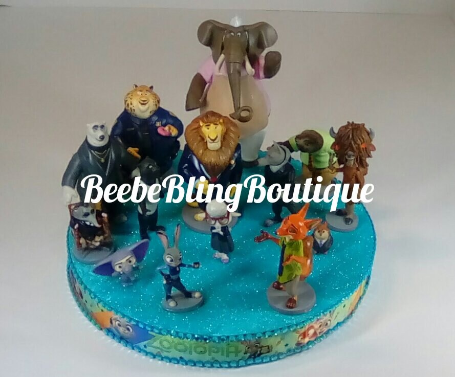 Disney Zootopia large cake topper or centerpiece. | Etsy