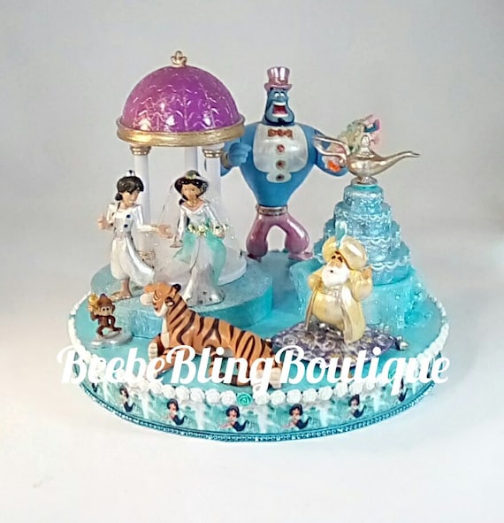 Aladdin And Jasmine Wedding Cake Topper