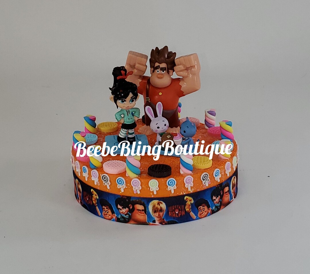 Disney Wreck It Ralph Cake Topper. Ralph and Vanellope Centerpiece ...