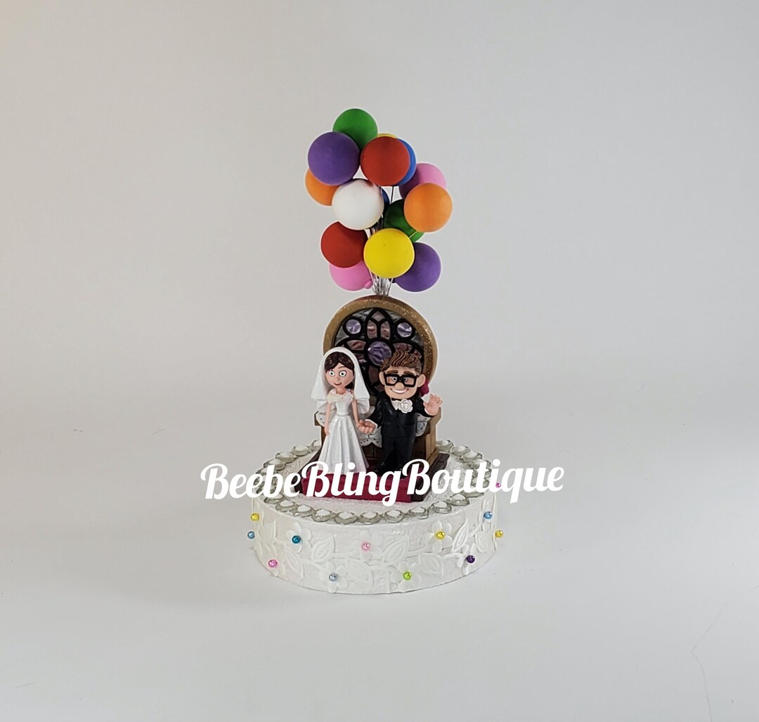 Disney up Wedding Cake Topper. up Wedding Centerpiece Decoration. A ...