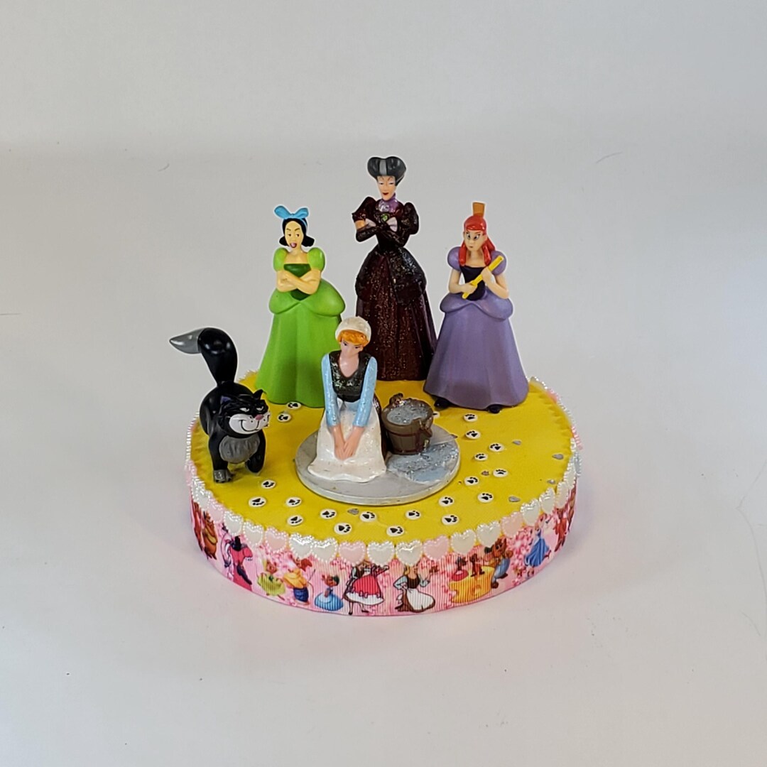 Disney Cinderella Cake Topper. Cinderella Centerpiece Decoration. A ...