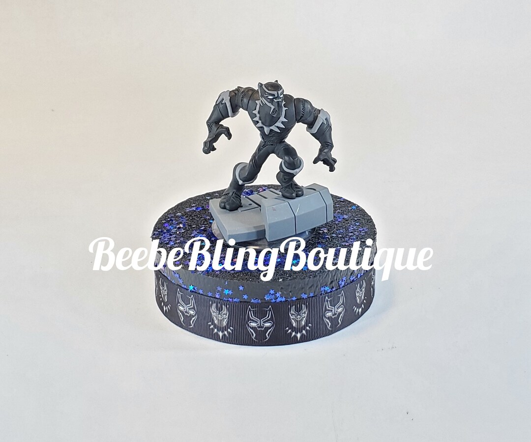 Disney Black Panther Cake Topper. Black Panther Centerpiece Decoration ...
