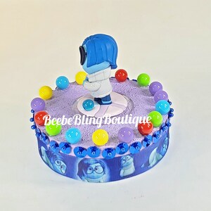 Disney Sadness Cake Topper. Inside Out Centerpiece Decoration. A Great ...