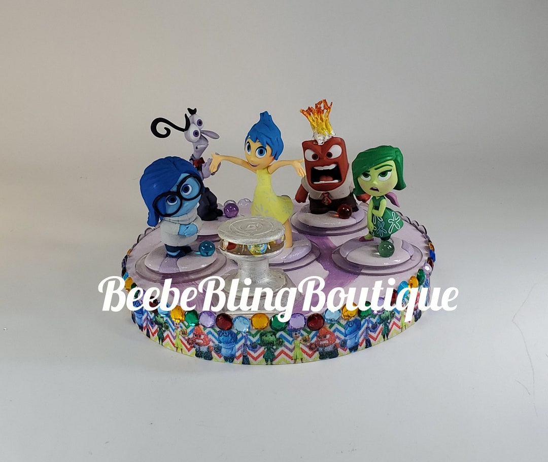 Disney Inside Out Cake Topper. Inside Out Centerpiece Decoration. A ...