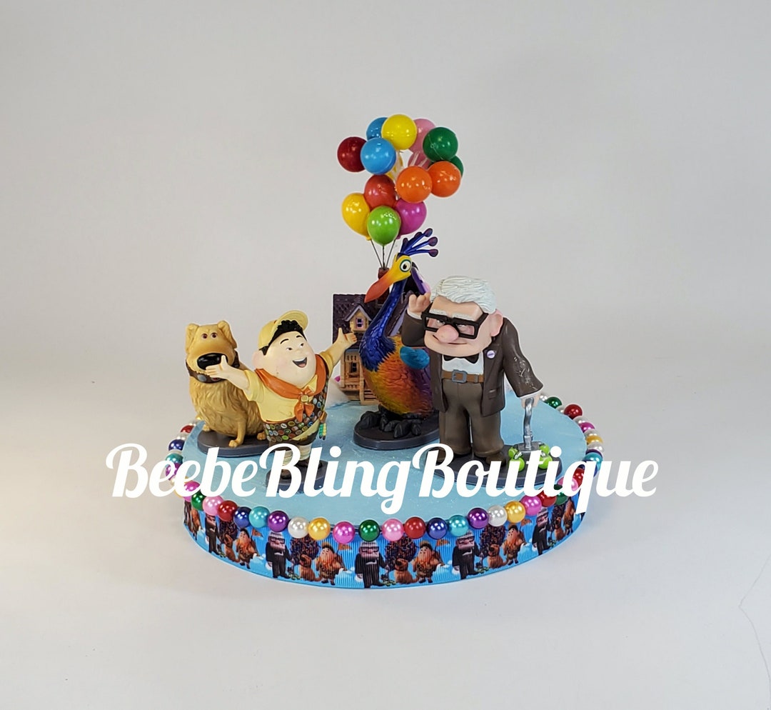 Disney UP Cake Topper. up With Carl , Russel, Kevin, and Dug ...