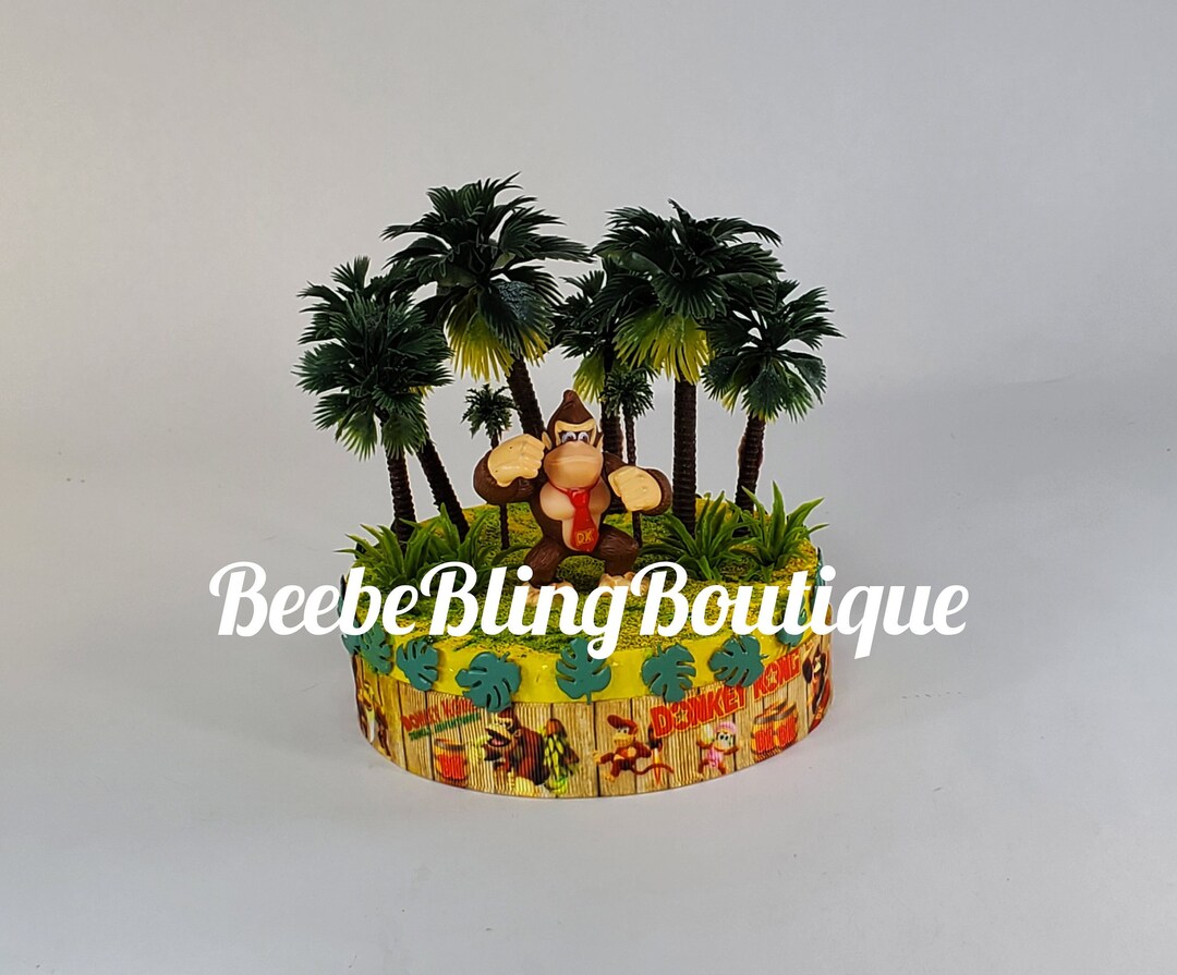 Donkey Kong Cake Topper. Donkey Kong Centerpiece Decoration. A Great ...