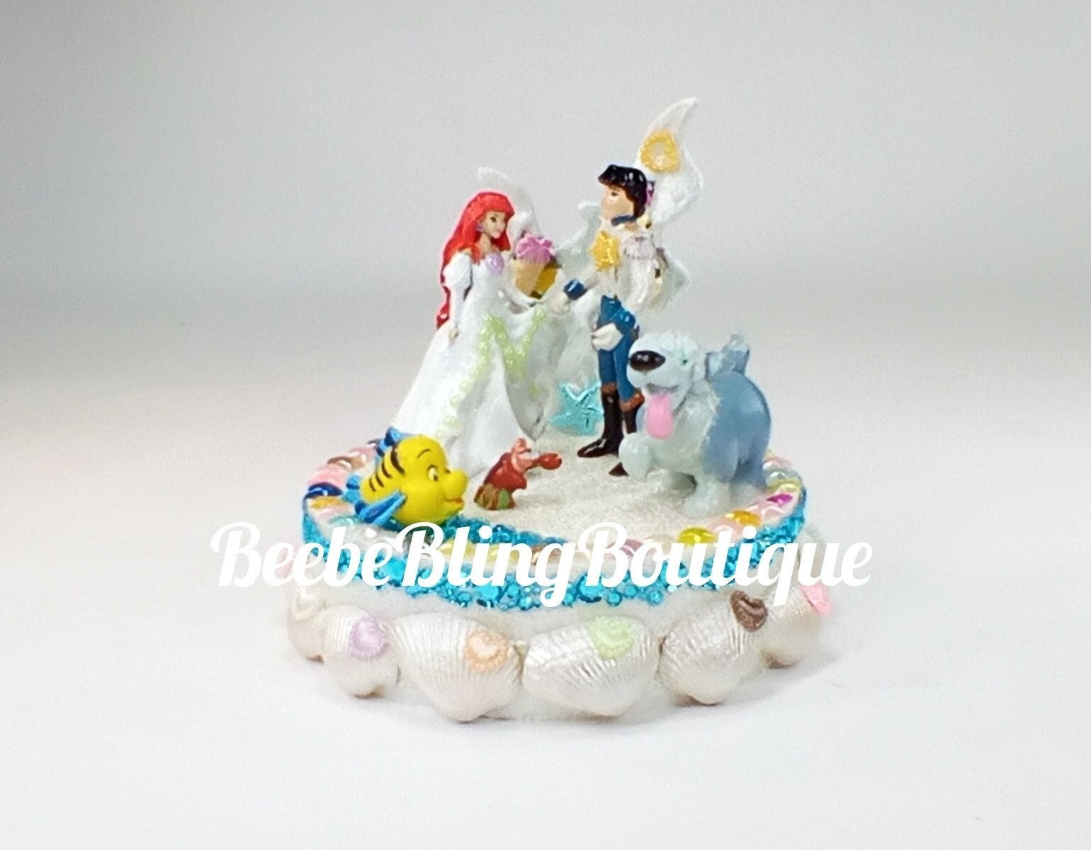 Ariel And Eric Wedding Cake Topper