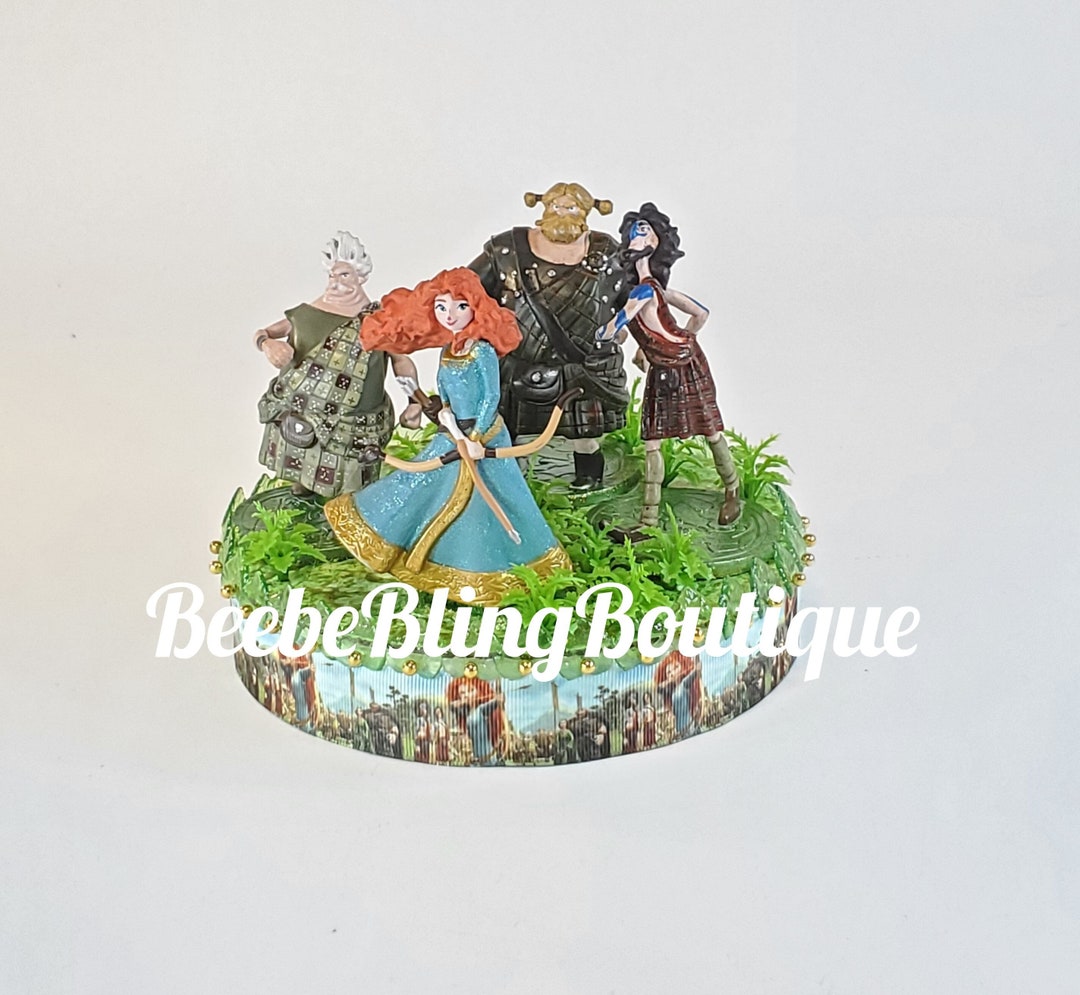 Disney Brave Cake Topper. Merida With Lord Dingwall, Lord Macguffin ...
