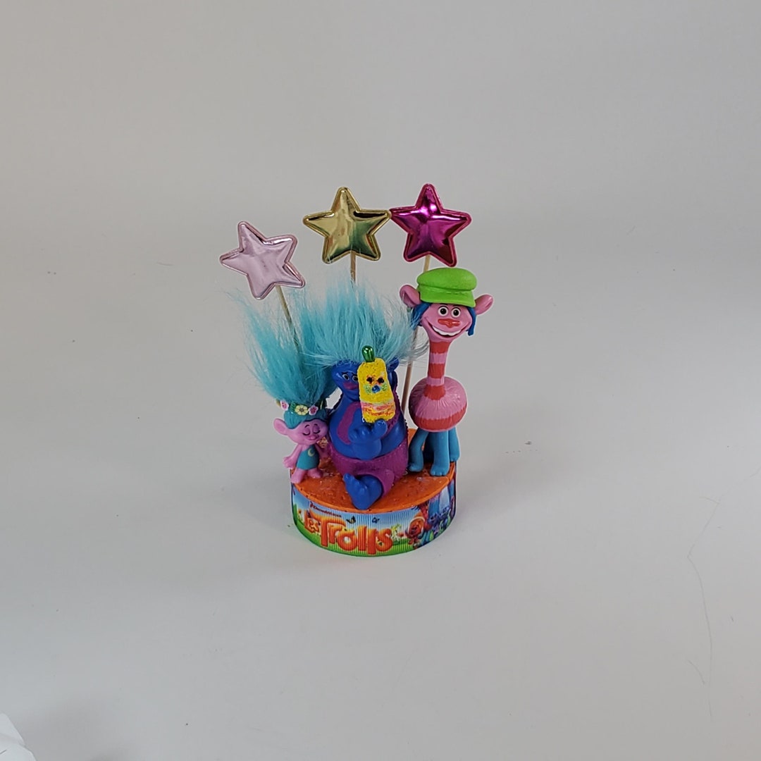 Disney Trolls Cake Topper. Trolls Centerpiece Decoration. A Great ...