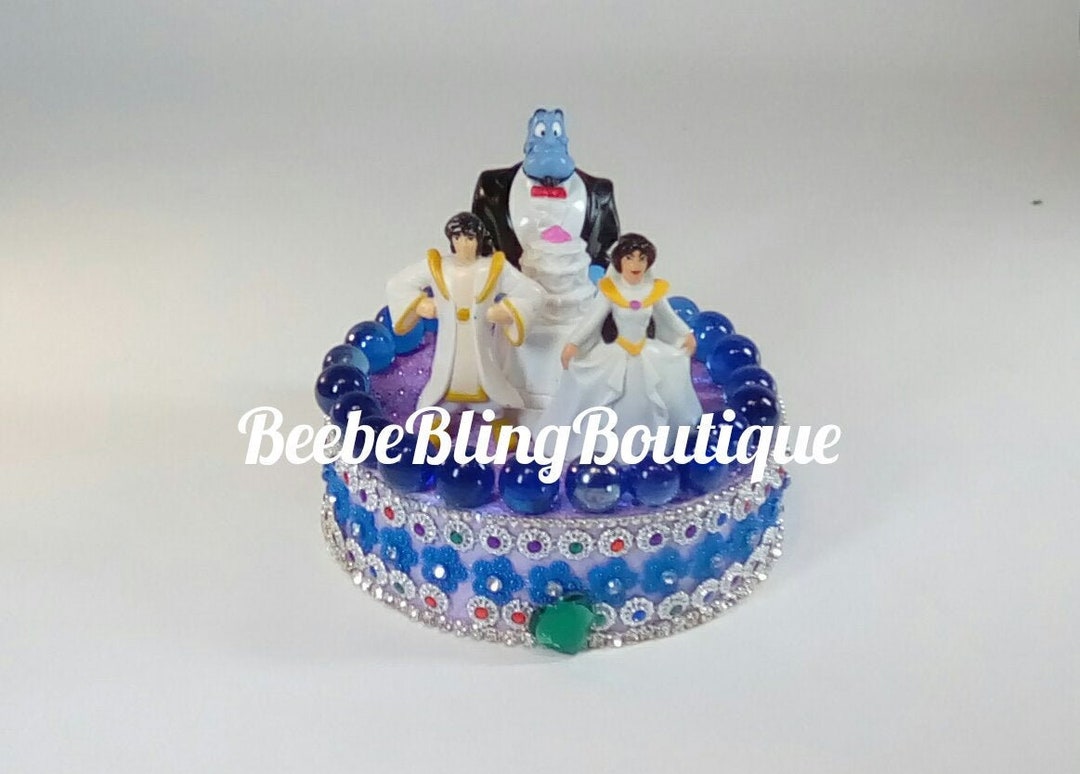 Disney Aladdin Wedding Cake Topper. Aladdin and Princess Jasmine ...