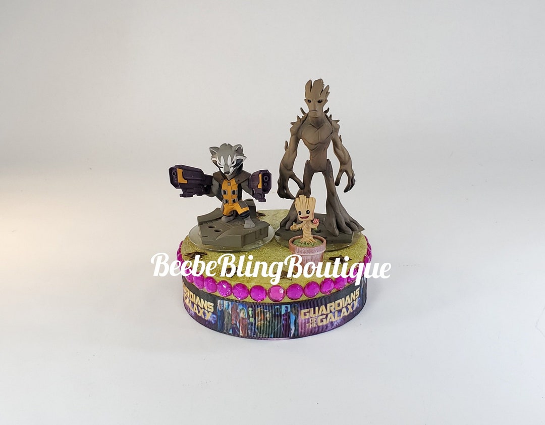 Disney Groot and Rocket Cake Topper. Guardians of the Galaxy ...