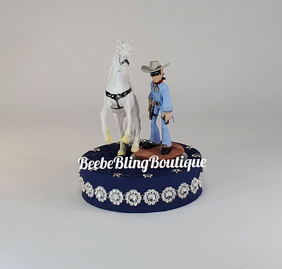Lone Ranger Cake Topper. Lone Ranger and Trigger Centerpiece Decoration ...