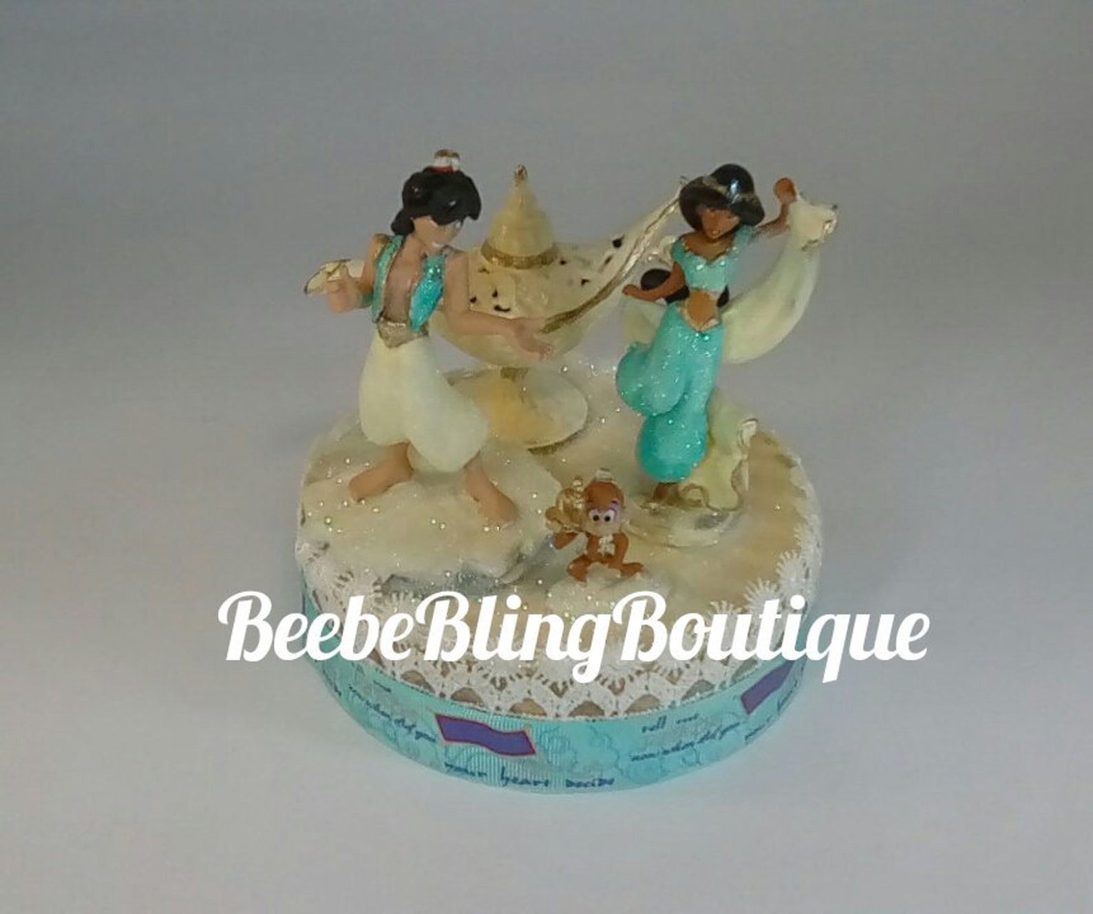 Disney Aladdin Cake Topper Prince Aladdin and Princess - Etsy