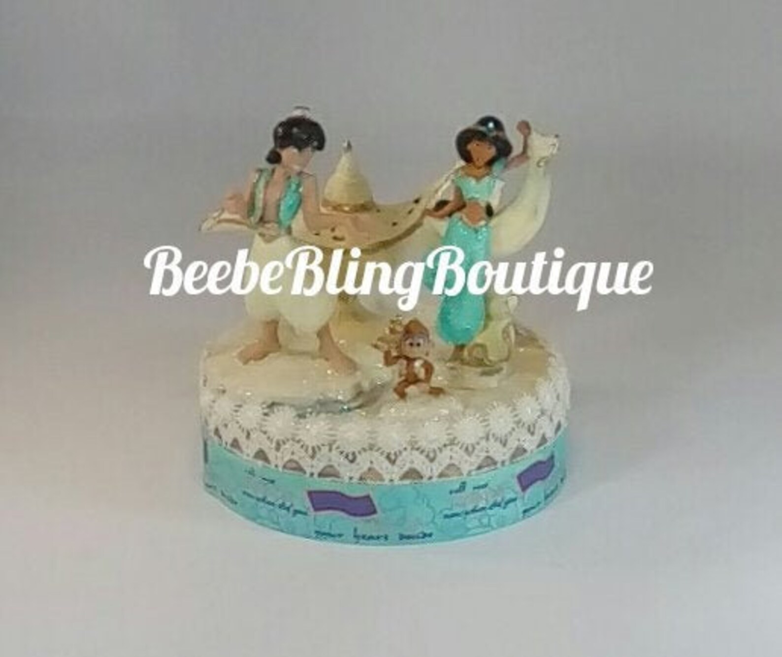 Disney Aladdin Cake Topper Prince Aladdin and Princess - Etsy