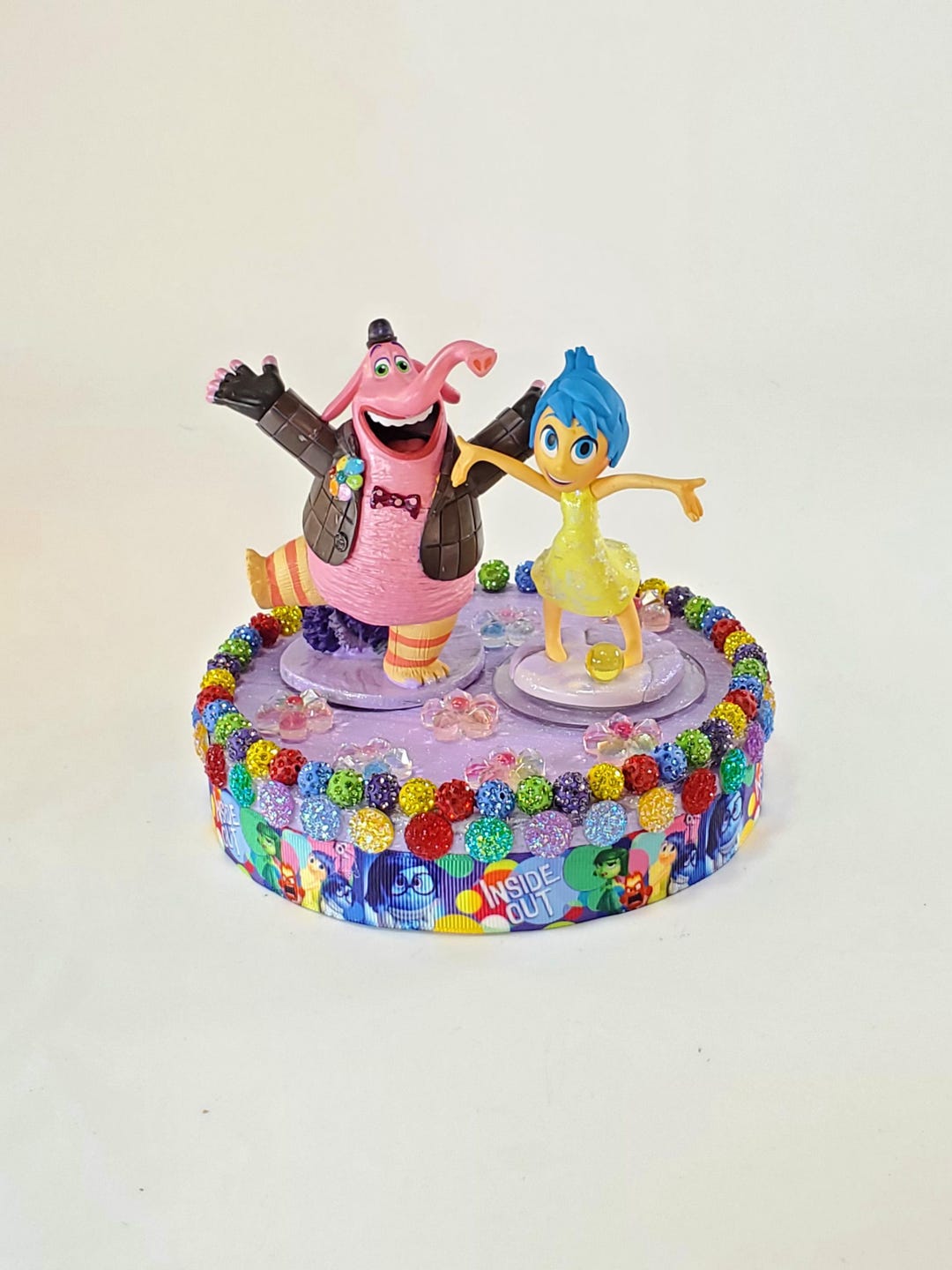 Disney Joy and Bingbong Cake Topper. Inside Out Centerpiece Decoration ...
