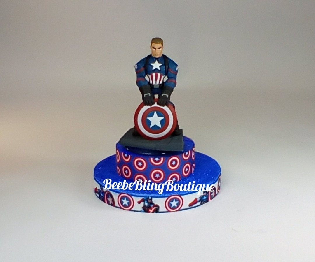 Winter Soldier Cake Topper, Captain America Centerpiece - Etsy