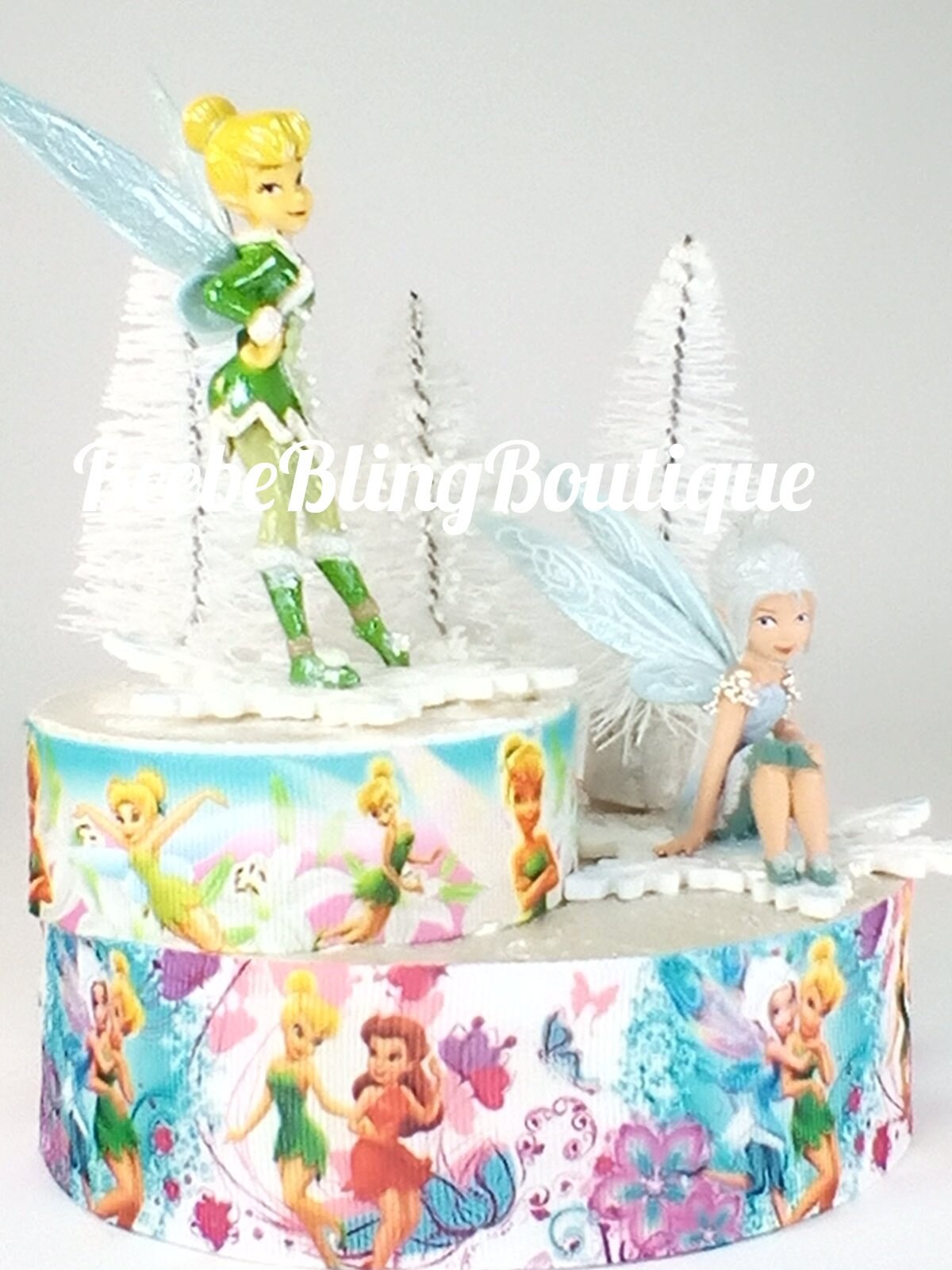 Tinkerbell And Periwinkle Cake Toppers