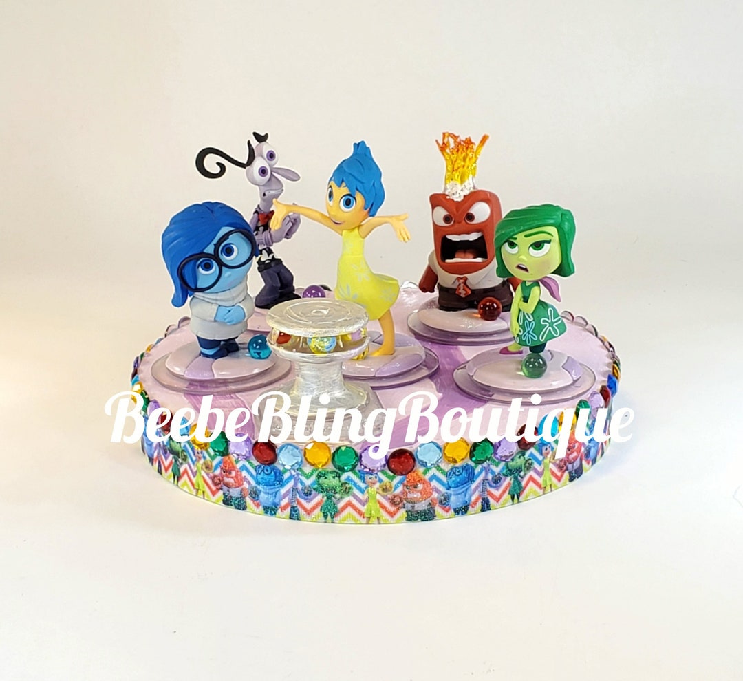 Disney Inside Out Cake Topper. Inside Out Centerpiece Decoration. A ...