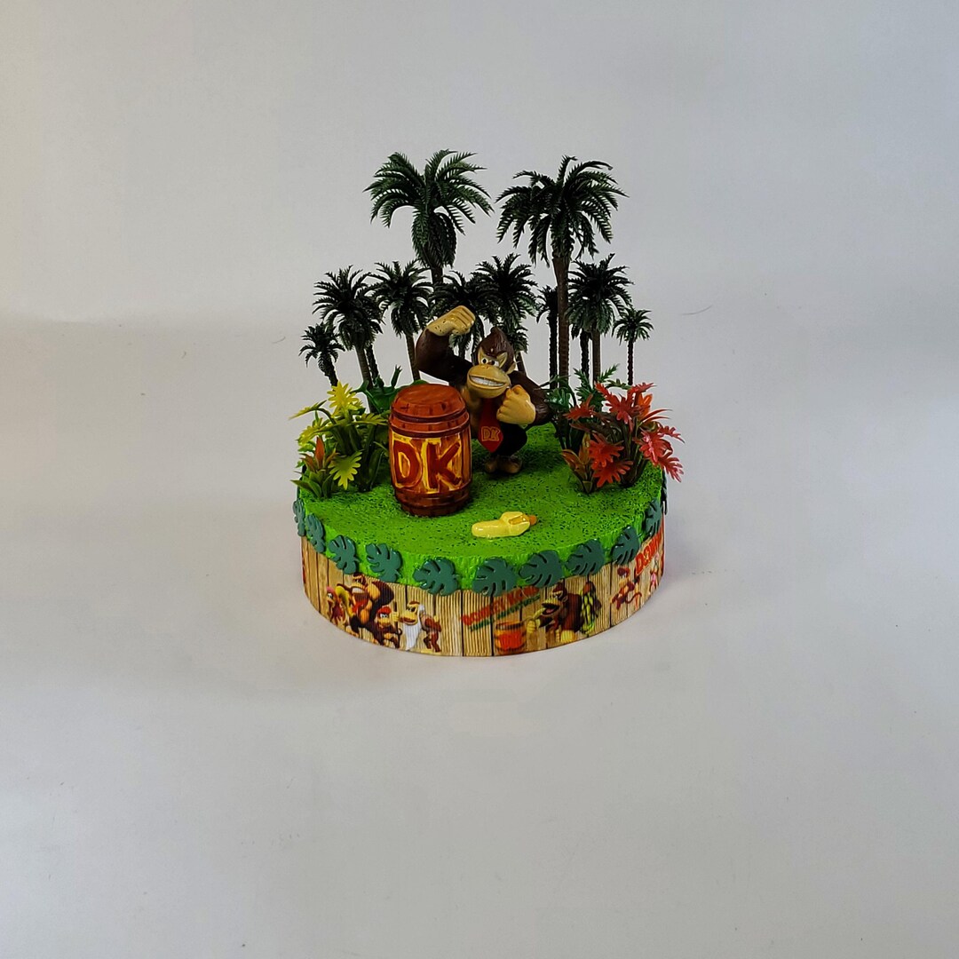 Donkey Kong Cake Topper. Donkey Kong Centerpiece Decoration. A Great ...