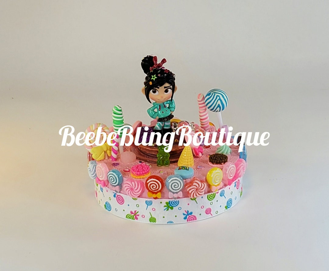 Disney Vanellope Von Schweetz Cake Topper. Wreck It Ralph Centerpiece ...