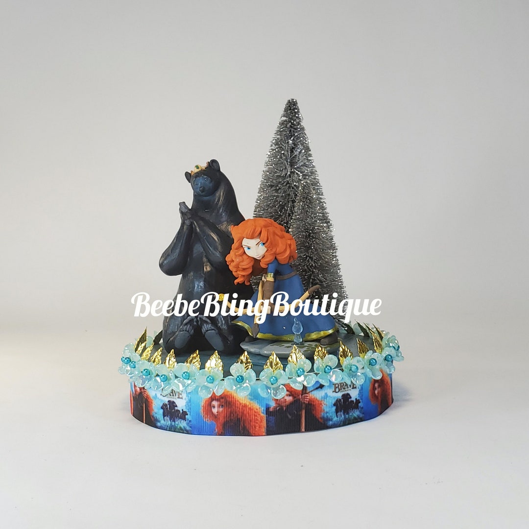 Disney Brave Cake Topper. Princess Merida and Mother Bear Centerpiece ...