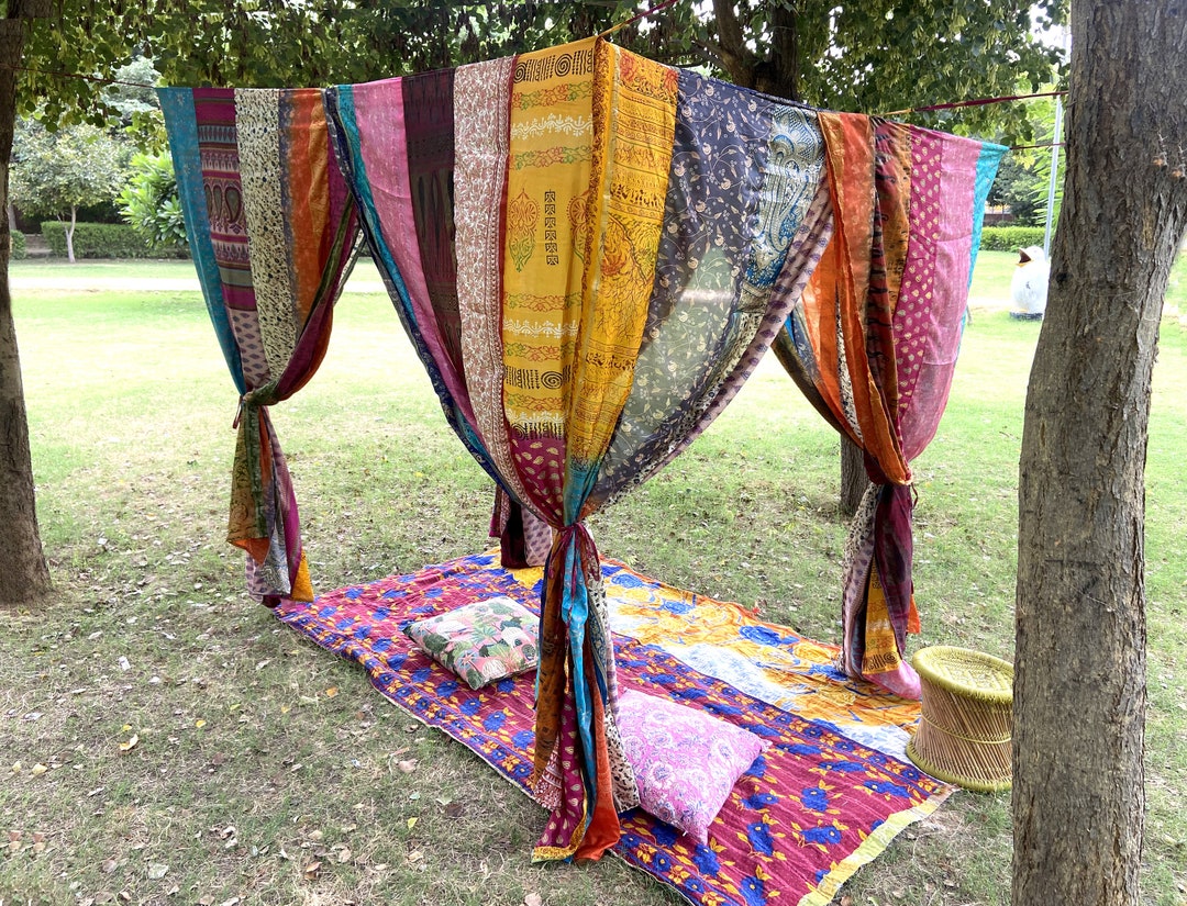 Canopy queenSimilar a la imagen anunciada Cortinas Boho Hippie Boho ...