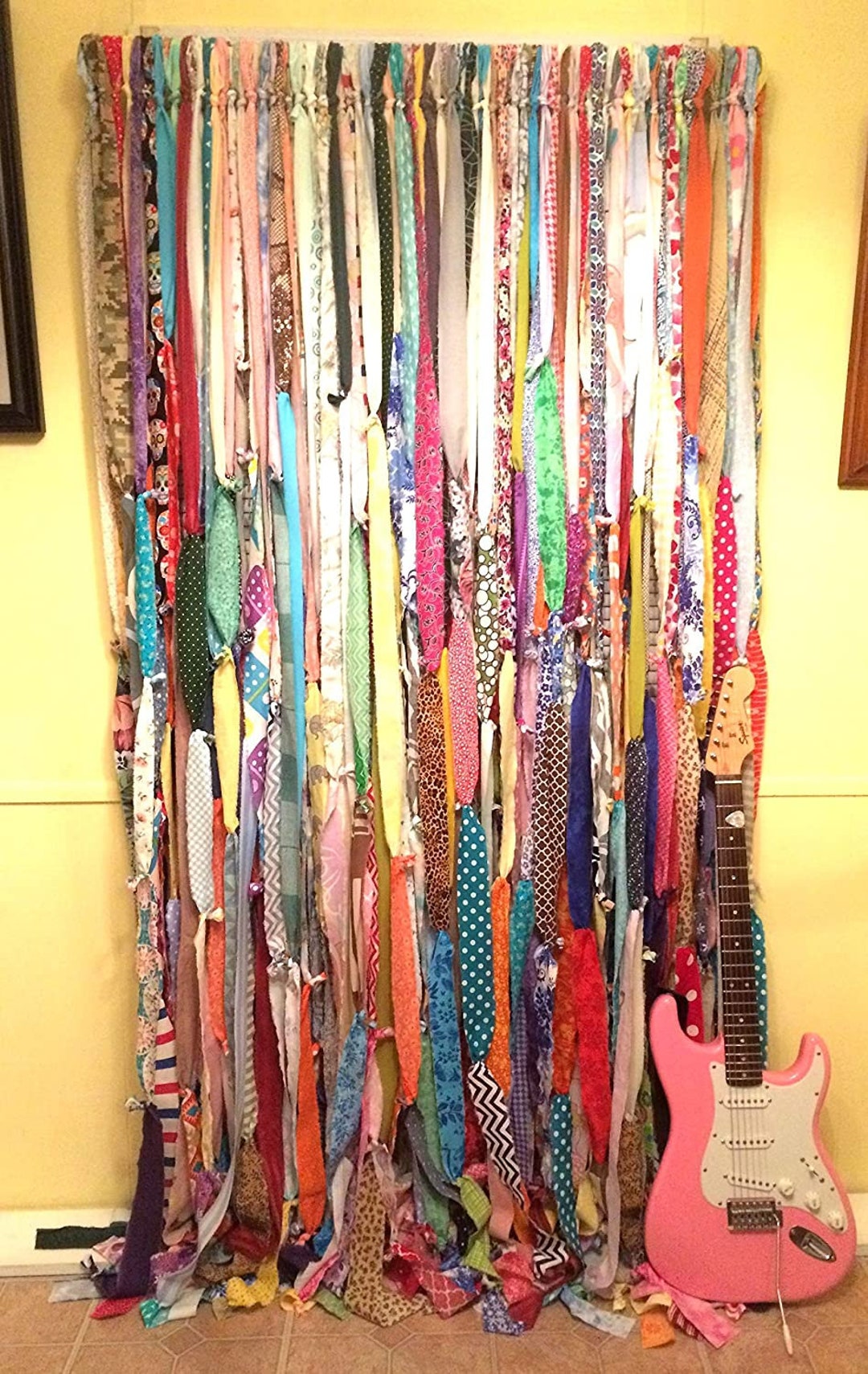 Indian Vintage Old Silk Sari Fabric Made Multi Color Silk Ribbon ...