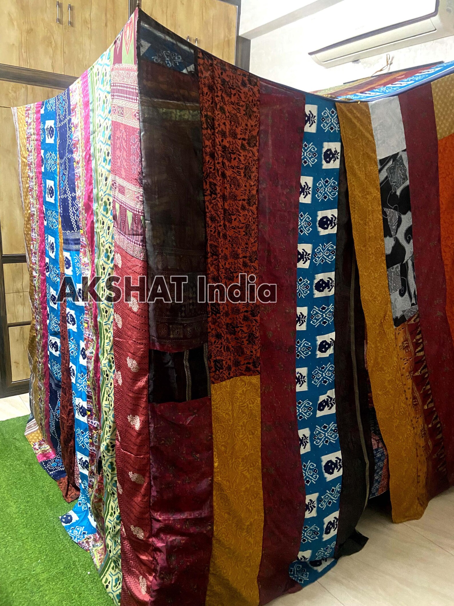 Sari Canopy,boho Sari Canopy,indian Sari Bed Canopy,bohemian Canopy ...