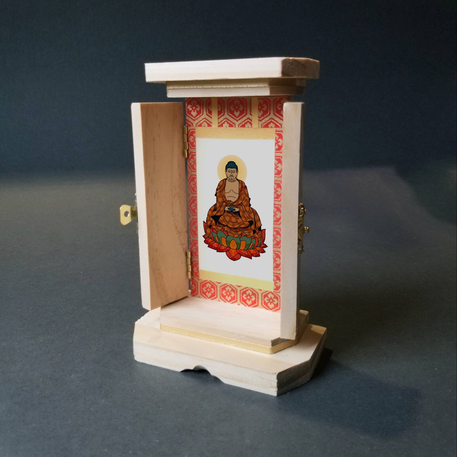 Yakushi Nyorai Mini Butsudan Omamori. Medicine Buddha. - Etsy