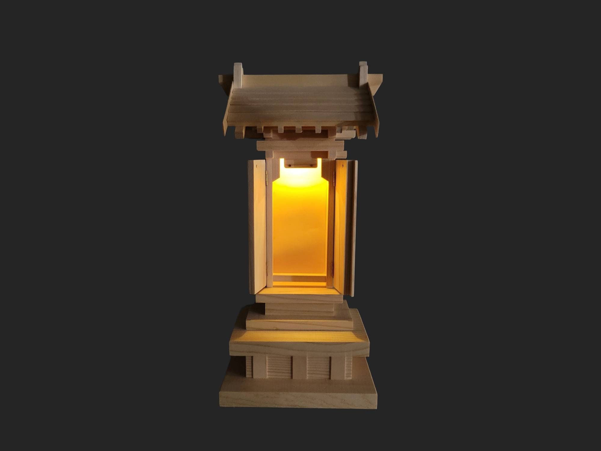 Kamidana Shrine. Mini Jinja. Household Shrine. Ancestral Memorial. Kami ...