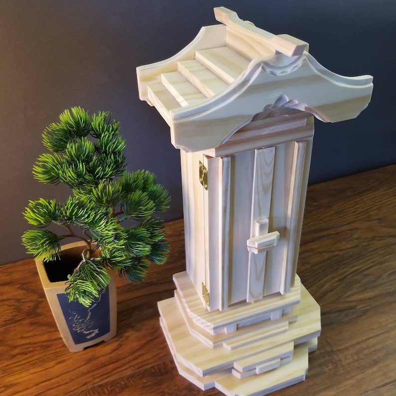 Small Buddhist Butsudan Household Shrine Altar. Small Memorial ...