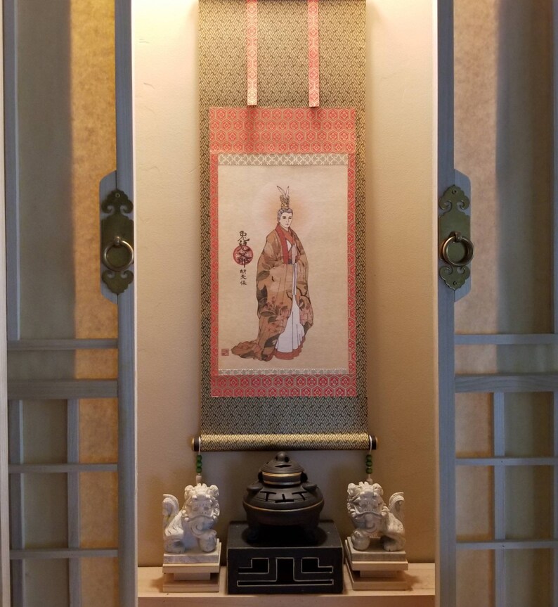 Patron God of LGBTQ. Folk Taoist deity of gay love Tu'er | Etsy