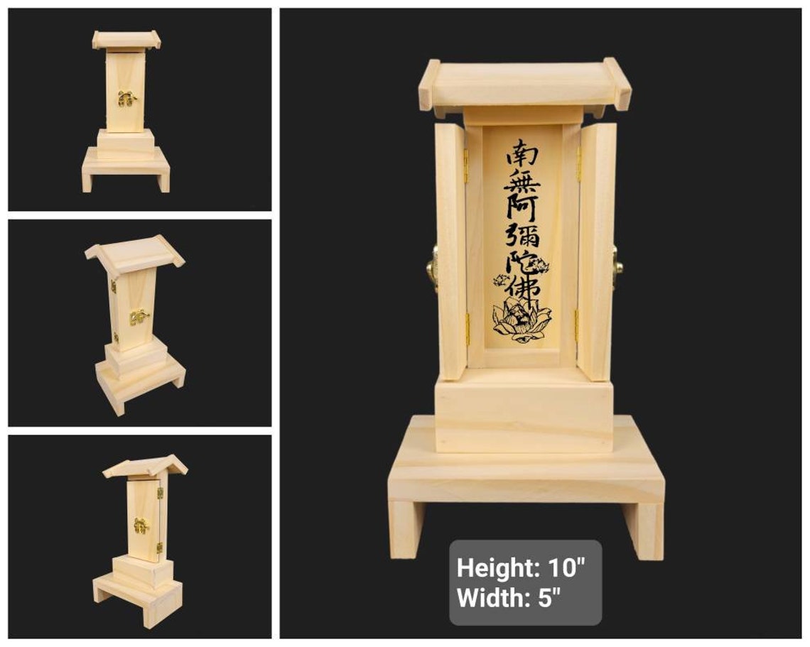 Mini Portable Nembutsu Butsudan. Pure Land Buddhist Altar. - Etsy
