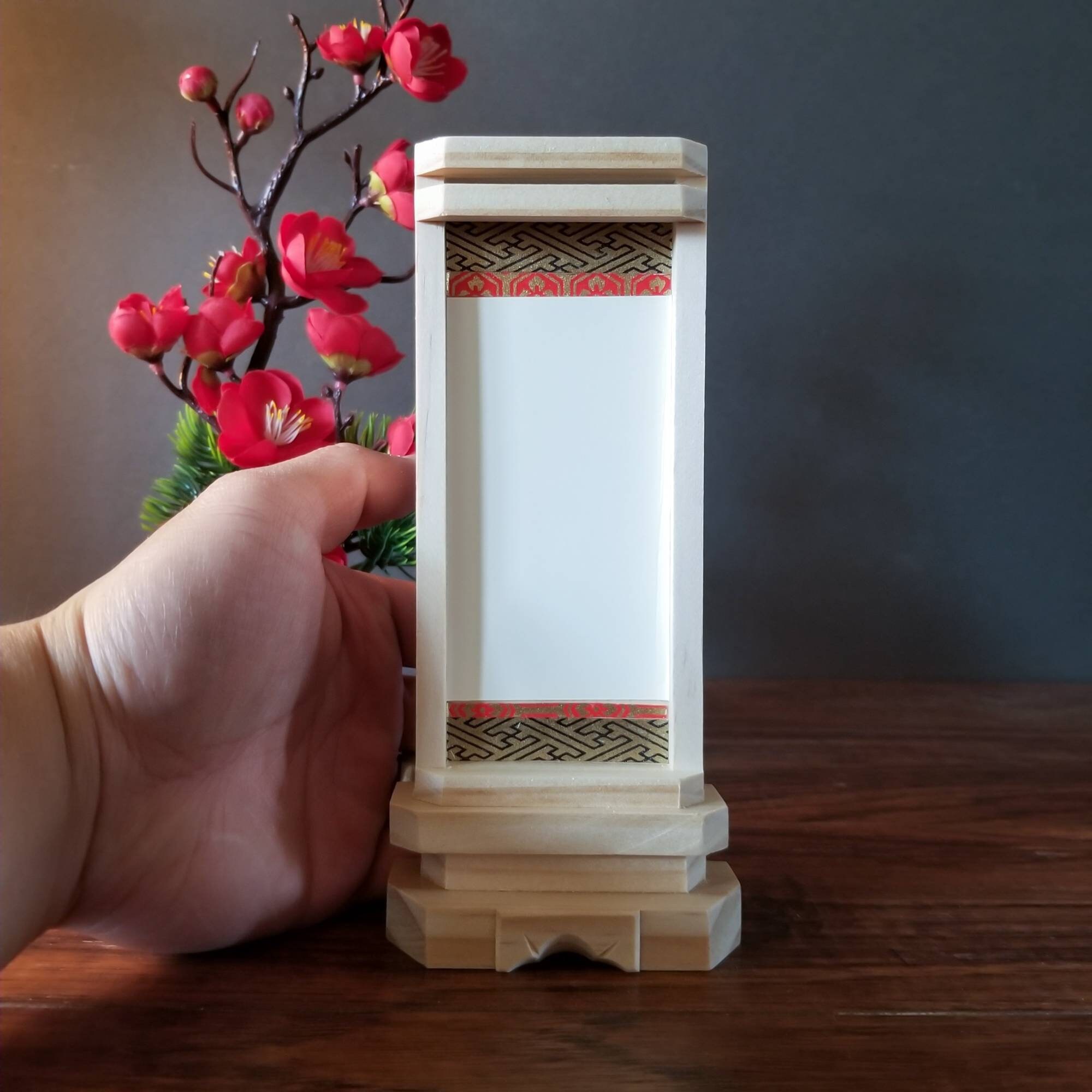 Small Buddhist Butsudan Household Shrine Altar. Small Memorial ...