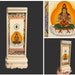 Vairocana Buddha Altar Tablet. Dainichi Nyorai With Mantra of Light for ...
