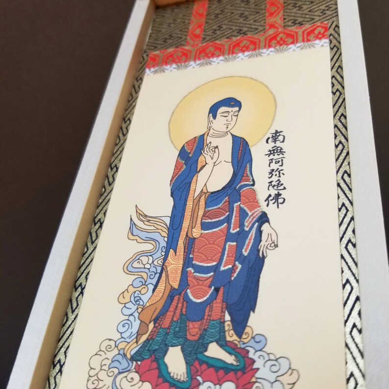 Amida Nembutsu Honzon. Pure Land Shin Buddhism. Jodo Shu | Etsy